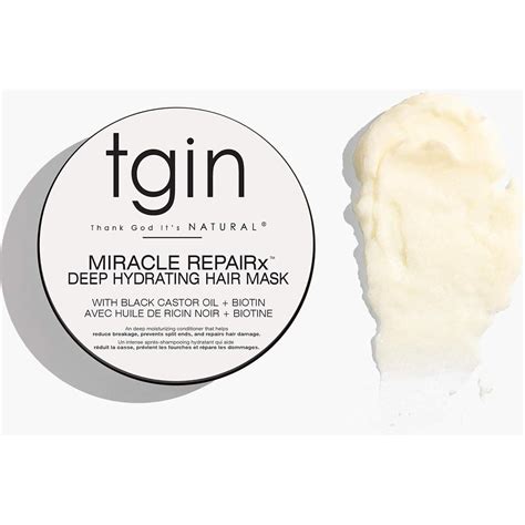 Tgin Miracle Repairx Deep Hydrating Hair Mask 12 Oz