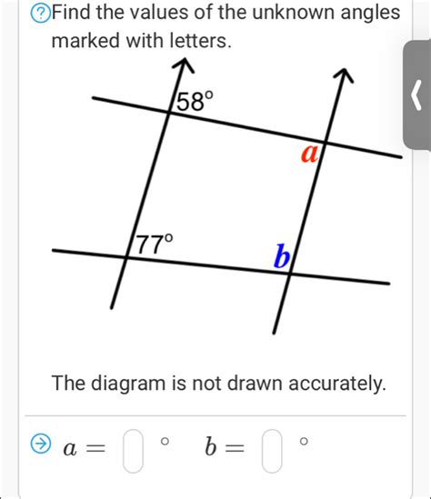 solved ②find the values of the unknown angles marked with letters the
