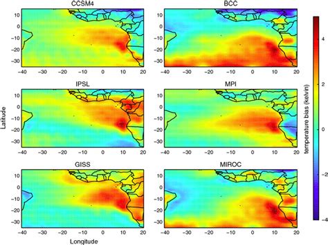 Empirical Bias For Simulated Near Surface Air Temperature For Each Of Download Scientific