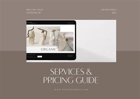 Pricing Guide Little Blue Deer Custom Blog Design And Website Design