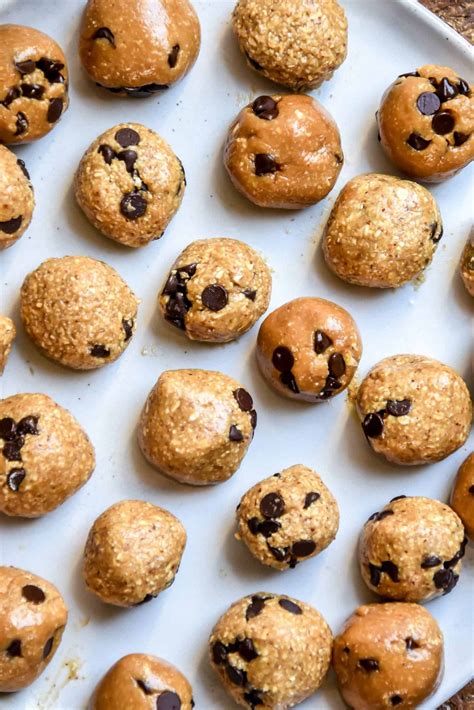 Chocolate Chip Cookie Dough Bliss Balls Rd Licious Registered