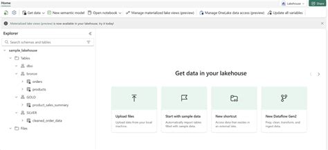 Get Started With Materialized Lake Views In A Lakehouse Microsoft