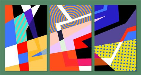 Vector Colorful Geometric Abstract Background For Summer Banner