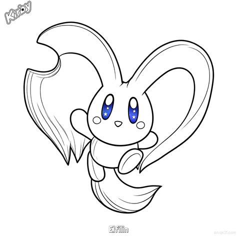 Elfilin 7 Coloring Page Free Printable Kirby Pdf Coloring Sheets