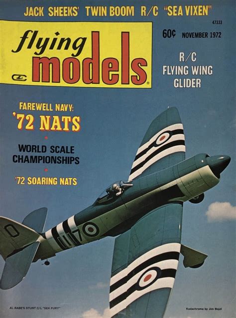 Flying Models November 1972 Jack Sheeks Twin Boom Rc Sea Vixe