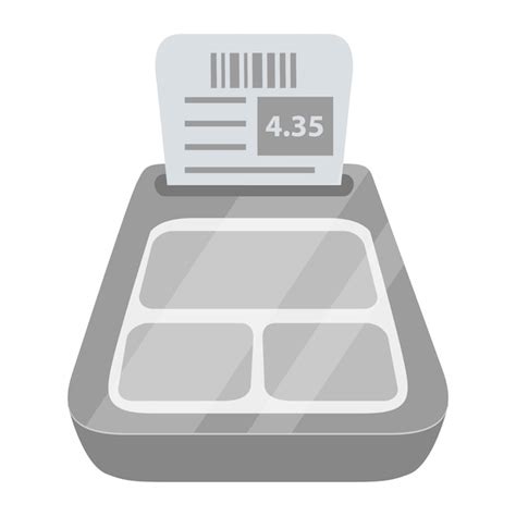 Premium Vector Equipment For Warehouses Restaurants Bar Code Printer