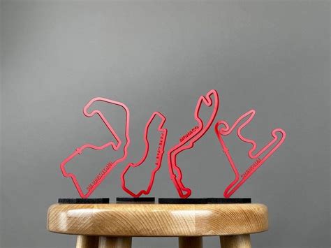Monaco Circuit Dxf Svg Stl Formula 1 Track Layout Laser Cut File