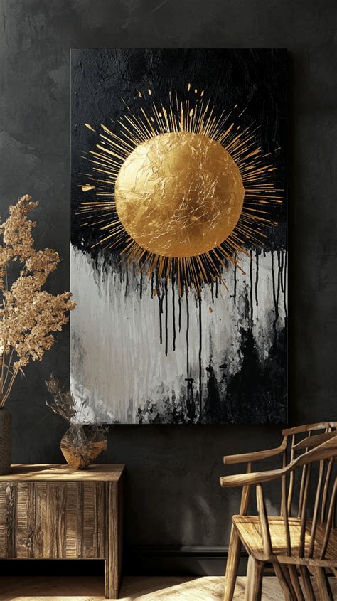 Черные интерьерные картины с золотом на заказ купить в СПб Абстрактное Абстрактные картины