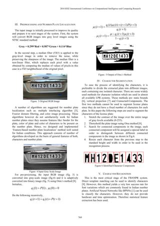 A Feature Based Approach For License Plate PDF