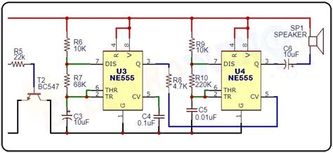 Police Car Siren Circuit Diagram Circuit Diagram
