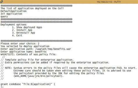 Jython Deployment Automation In Websphere