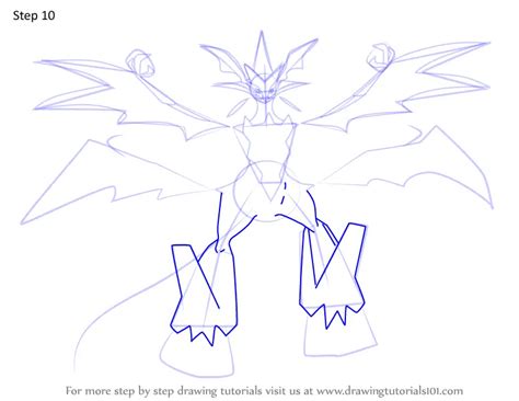 How To Draw Ultra Necrozma From Pokemon Pokemon Step By Step DrawingTutorials Com