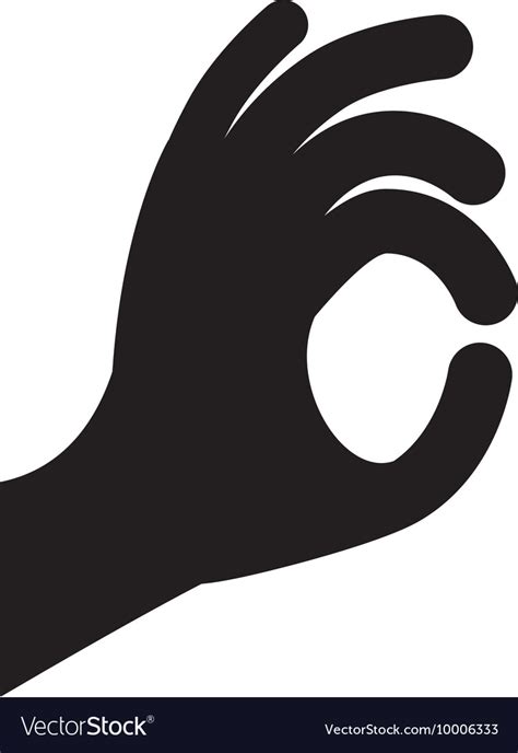 Sign Language Isolated Icon Design Royalty Free Vector Image