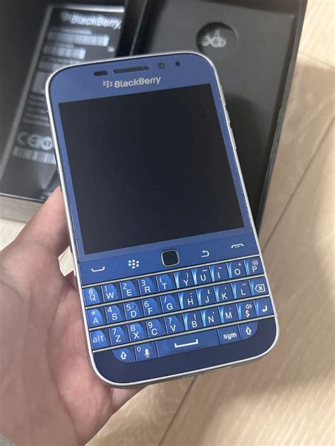 블랙베리 Q20 클래식 블루 당근 중고거래