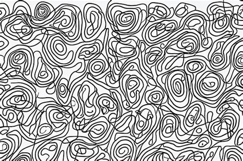 Premium Photo Gray Line Drawings Of Organic Shapes Background