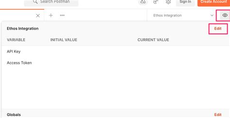 Using Postman To Examine The Ethos Data Model Terminalfour Knowledge Base