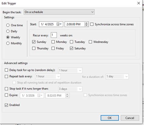 Shadow Copy Scheduled Task Not Running Windows Spiceworks Community