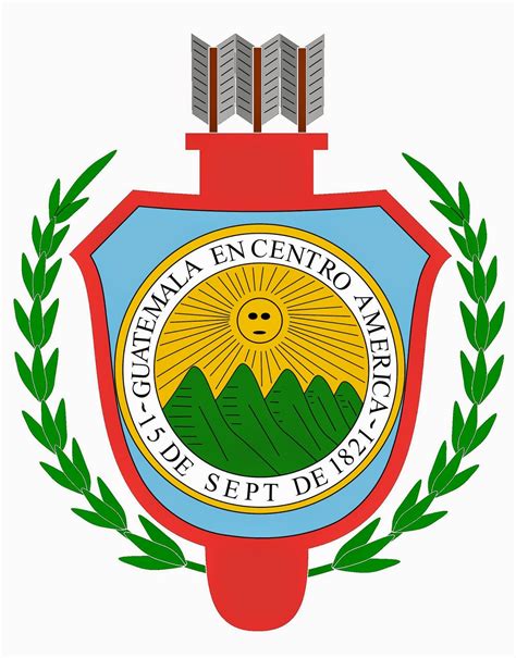 Orgullo Guatemalteco La Bandera Y El Escudo Nacional De Guatemala