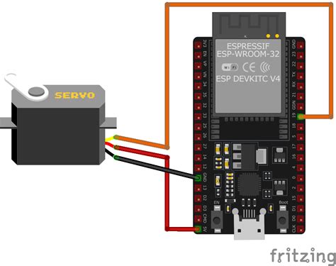 Esp32 Web Image Controlled Servo Motor