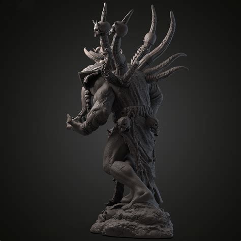 Guldan Warcraft Figure 3d Printed Resin 12k Model T For Gamer Wow Statue Handmade T