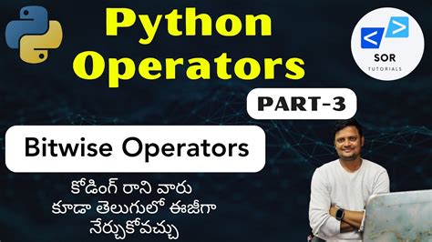 Python Full Course In Telugu Part 6 Python Operators In Telugu 3