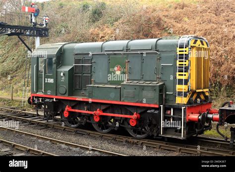 Br Class 08 D3586 At Bridgnorth Station On The Severn Valley Railway