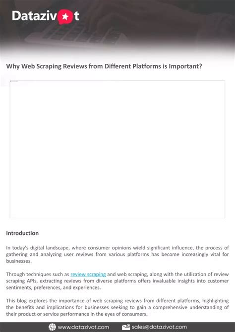 Ppt Why Web Scraping Reviews From Different Platforms Is Important