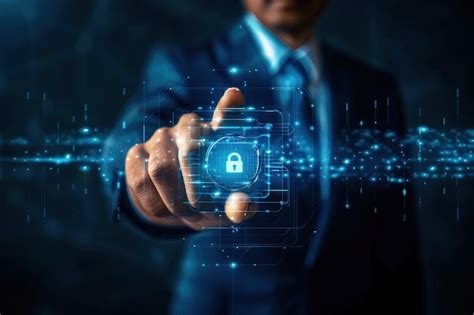 Premium Photo Closeup Hand Holding Security Padlock Button Network Hacking