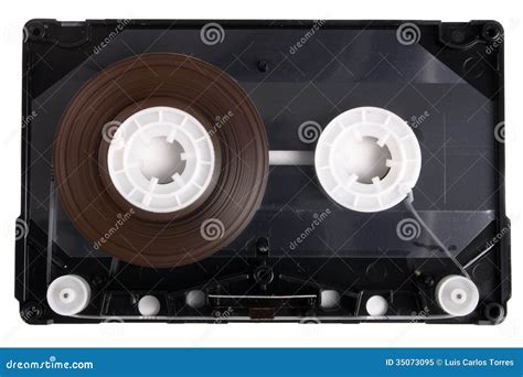 Inside Audio Cassette Stock Image Image Of Broke Sound 35073095