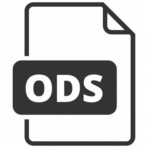 extension file format ods openoffice spreadsheet icon download