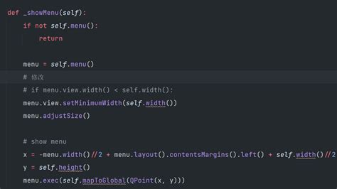 button DropDownButtonBase类adjust只能调节变大 Issue zhiyiYo PyQt Fluent Widgets GitHub