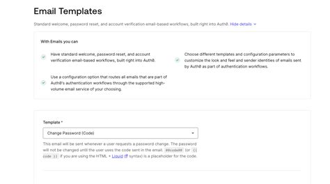 How To Enable Or Use Change Password With Code Auth Community