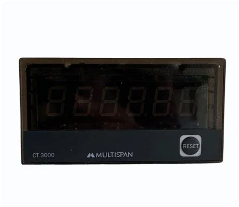Multispan CT-3000, For Industrial, Count Capacity: 0 To 999999 Count at ...