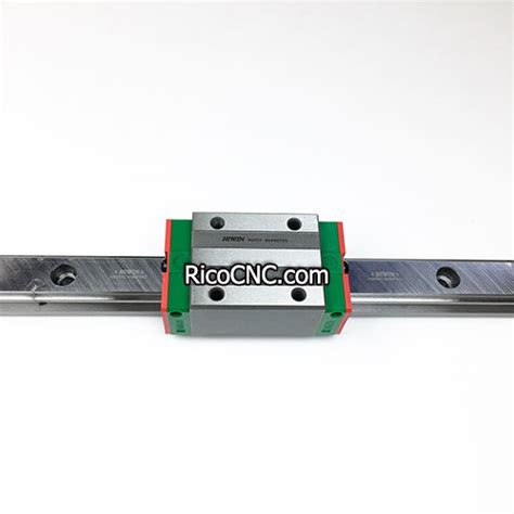 Linear Motion Components HIWIN Linear Guide Rail HGR25 With Linear Guide Blocks HGH25CA