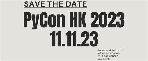 Pycon Hong Kong The Leading Python Conference In Hong Kong