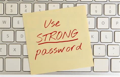 Premium Photo The Concept Of Information Security The Inscription Use A Strong Password On A