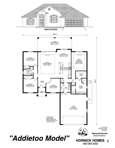 Floor Plans — Hornick Homes Inc