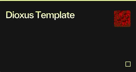 Dioxus Template Codesandbox