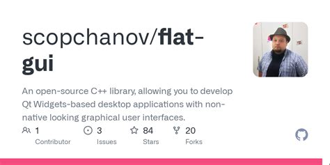GitHub Scopchanov Flat Gui An Open Source C Library Allowing You To Develop Qt Widgets