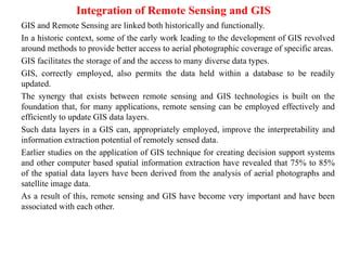Application Of Rs And Gis PPTX