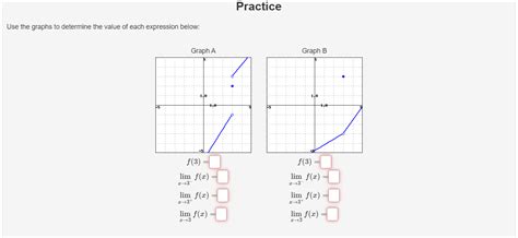 solved practice use the graphs to determine the value of