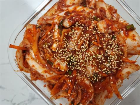 배추겉절이 담그는법 알배기배추를 이용한 알배기배추겉절이 만드는법