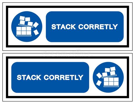 Stack Correctly Symbol Sign Vector Illustration Isolate On White