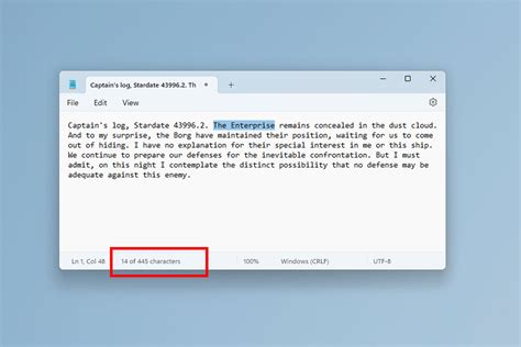 Notepad On Windows 11 Is Finally Getting A Character Count The Verge