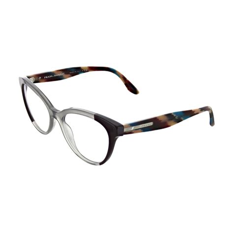 Prada Womens Square Optical Frames Gray Plum Prada