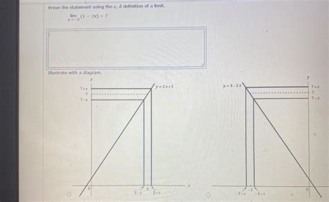 Solved Prove The Statement Using The Definition Of A Limit