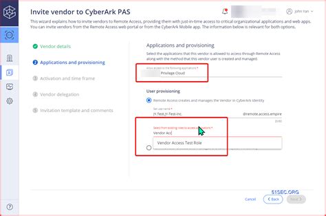Make Sure The Identity Role For The New Vendor Account Has Access