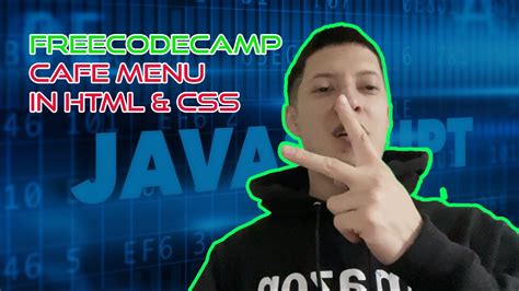 Freecodecamp Cafe Menu In Html And Css Youtube