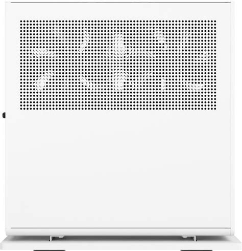 Fractal Design Ridge White Mini Itx Slim Small Form Factor Console Pc Case With Pcie 4 0 Riser