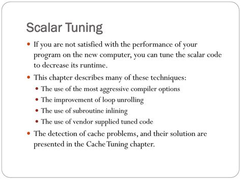 Ppt Parallel Computing Explained Scalar Tuning Powerpoint